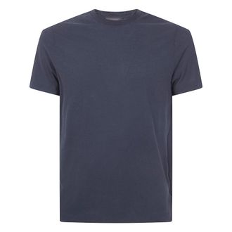Zanone Short Sleeves T-Shirt - - Tops - Herren - Blau - M