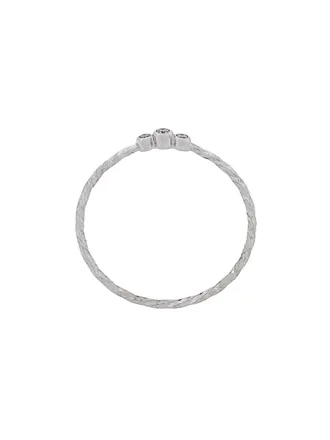 Maria Black 14kt Jessa Wei&szlig;goldring mit Diamanten - Metallic