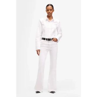 7 For All Mankind Damen, Hosen, Wei&szlig;, W27Gr&ouml;&szlig;e