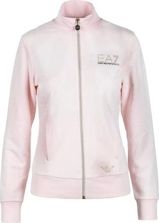 Emporio Armani Emporio Armani Ea7, Femme, Sweatshirts et sweats &agrave; capuche, Rose, Taille: 38 FR SweaT-shirt