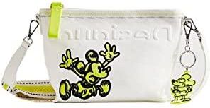 Desigual Bols_Mickey Calpe, Across Body Bag Femmes, Blanc, Taille Unique