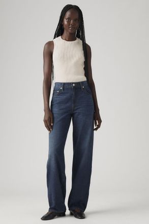 Levi's Baggy Dad Jeans aus Leinen+ Denim - Damen - Blau / Blau