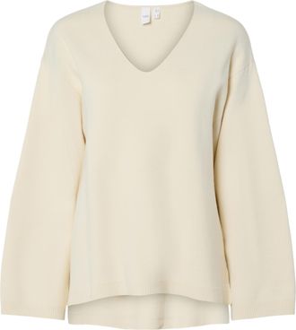 Vero Moda Yaselma Ls V-Neck Knit Pullover S. Noos