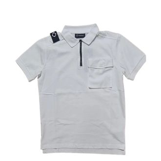 Mastrum Ma.strum, Homme, Tops, Blanc, Taille: M Polo &agrave; poche cargo
