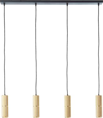 Lightbox LED Balken Hängelampe | 150 x 92 x 10 cm | glamouröse Pendelleuchte | inkl. wechselbarem LED (GU10 Fassung, 350 lm, 3000 K) | Esszimmer | aus Aluminiu