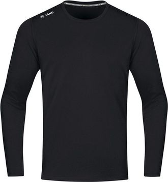 Jako Langarmshirt Run 2.0 (100% Polyester, atmungsaktiv) schwarz Herren