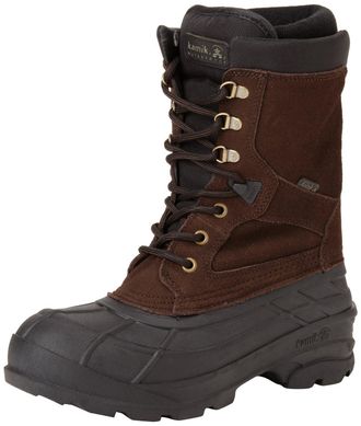 kamik Herren Nation Plus Schneestiefel, Braun (Dark Brown DBR), 42 EU