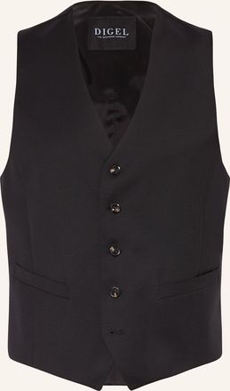 Digel Anzugweste Dan Regular Fit schwarz
