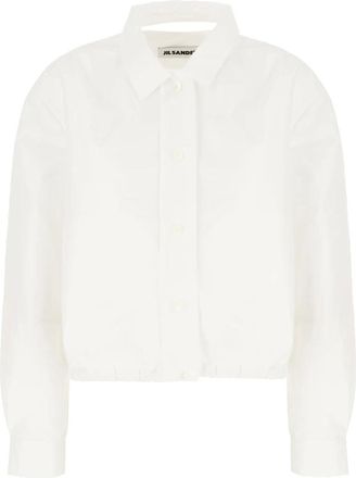 Jil Sander Femme, Blouses et Chemises, Blanc, Taille: 38 FR Chemises