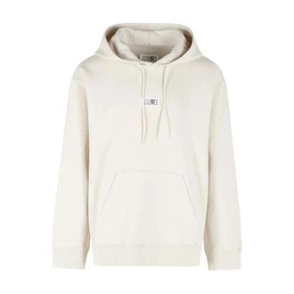 Maison Margiela Baumwoll-Hoodie mit Logo-Print - - Sweatshirts & Hoodies - Herren - Beige - M