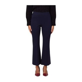 Liviana Conti Femme, Pantalons, Bleu, Taille: 38 FR Wide Pantalons