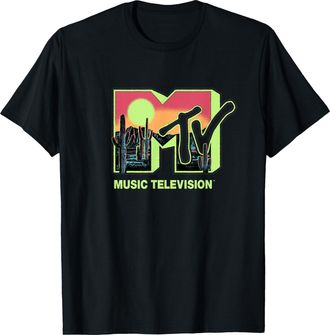 Giesswein Music Television Classic Neon Desert Big Chest Logo T-Shirt