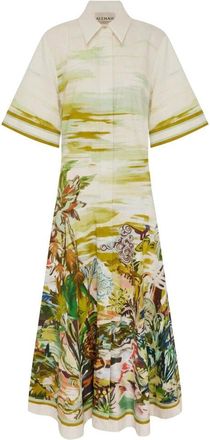 Alemais Damen Hemdblusenkleid JUNGLE BOOGIE