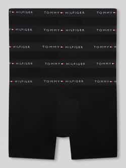 Tommy Hilfiger Trunks aus Baumwoll-Mix im 5er-Pack