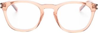 Saint Laurent Eyewear lunettes de vue à monture ronde - Marron