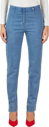 Robell Style Marie - Damen Jeans Straight - Jeanshose Damen high Waist - Stretch Jeans Hose bequemen Oberschenkel - Moderne Damenhose - Bitte Zwei Größen Kle