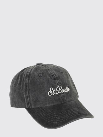 MC2 Saint Barth Casquette de baseball en denim de coton avec logo brod&eacute;