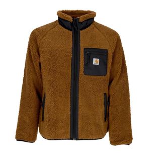 Carhartt Work in Progress Sherpa Hochkragen Rei&szlig;verschlussjacke Braun/Schwarz - - Jackets - Herren - Braun - S