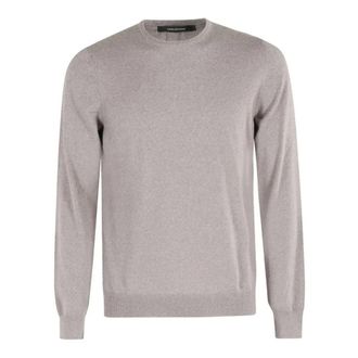 Tagliatore Maglia a girocollo in lana - - Knitwear - Herren - Beige - 2XL