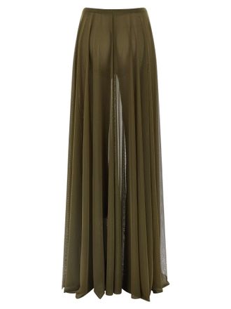 Norma Kamali Womens Bicolor Polyamide Mini Skirt