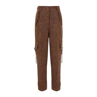 Zimmermann Illustration Tweed Hose - - Trousers - Damen - Braun - S