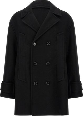 Ami Caban - Homme - Manteaux - Noir - Taille: S