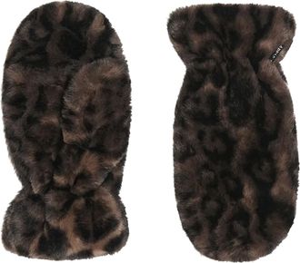 Apparis Moufles Coco L&eacute;opard Fibres Recycl&eacute;es Apparis