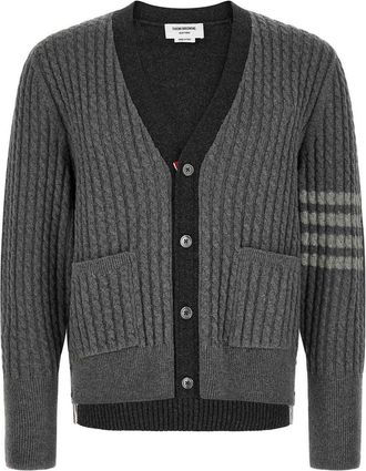 Thom Browne Cardigan - Grau