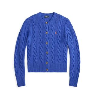Polo Ralph Lauren Vesta Cardigan - - Knitwear - Damen - Blau - L
