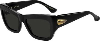 Etro Lunettes de soleil - unisex - Accessoires - Noir - Taille: 56 MM