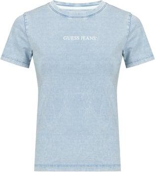 Guess T-shirt d&eacute;lav&eacute; en coton m&eacute;lang&eacute;