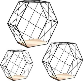 Generic &Eacute;tag&egrave;res murales flottantes | &Eacute;tag&egrave;re de rangement au design moderne pour cuisine, bureau, salon, photos, plantes