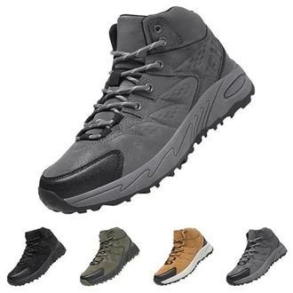 Generic Bottes de randonn&eacute;e imperm&eacute;ables pour homme - L&eacute;g&egrave;res et confortables - Semelle mi-cheville - Durable - Antid&eacute;rapantes - Support de la vo&ucirc;te plantaire