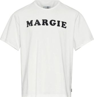 Maison Margiela Homme, Tops, Blanc, Taille: XL Vintage Jersey T-Shirt