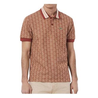 Lacoste Homme, Tops, Brun, Taille: L Polo &agrave; Manches Courtes Dh1417-Cti