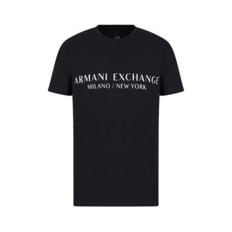 A|X Armani Exchange Logo T-Shirt - - Tops - Herren - Blau - M