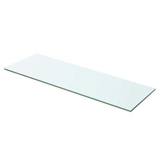 tidyard Regalboden Glas Transparent 60x15 cm Hartglasplatte f&uuml;r Moderne Wanddekoration und Aufbewahrung in Wohnung und B&uuml;ro mit 15 kg Tragf&auml;higkeit und einfac