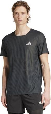adidas Mens T-Shirt Adi365 Running Climacool+, Black/Grey Six, S