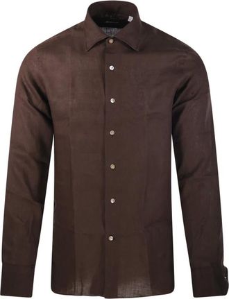 Borriello Homme, Chemises, Brun, Taille: XL Cioccolato Shirt