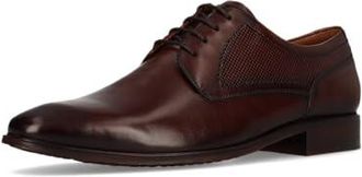 Salamander Chaussures daffaires pour homme, à lacets, semelle intérieure amovible, Marron foncé 6100, 42 EU