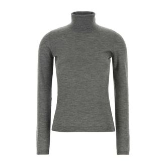 Brunello Cucinelli Femme, Pulls, Gris, Taille: 38 FR Pull &agrave; col roul&eacute;
