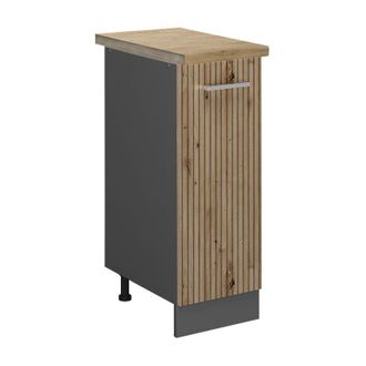 Vicco Apothekerschrank R-Line, Artisan-Eiche, 30 cm, AP Eiche, Vicco