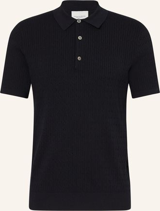 Profuomo Profuomo Strick-Poloshirt blau