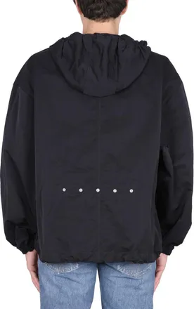 Bottega Veneta Hooded Polyamide Jacket - Black