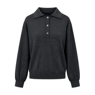 Liviana Conti Polo - Femme - Tops - Gris - Taille: 38 FR