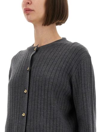 Bottega Veneta Wool Cardigan - Gray