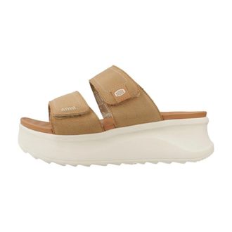 Hey Dude Femme, Chaussures, Brun, Taille: 40 EU Delray Slide Classic