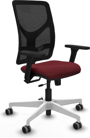 Piqueras y Crespo Telearbeitssessel mit 3D-Armen, h&ouml;henverstellbare Lendenwirbelst&uuml;tze, ausgestattet mit Syncro/Traslack und Schneideschaum, mit Rollen von 65 mm, Parke