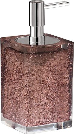 Gedy Giulia Seifenspender, Kunstharz, Braun, 7 x 7 x 16