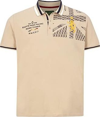Charles Colby Homme Polo Earl Bairre Beige, 2XL (XXL) - 60/62